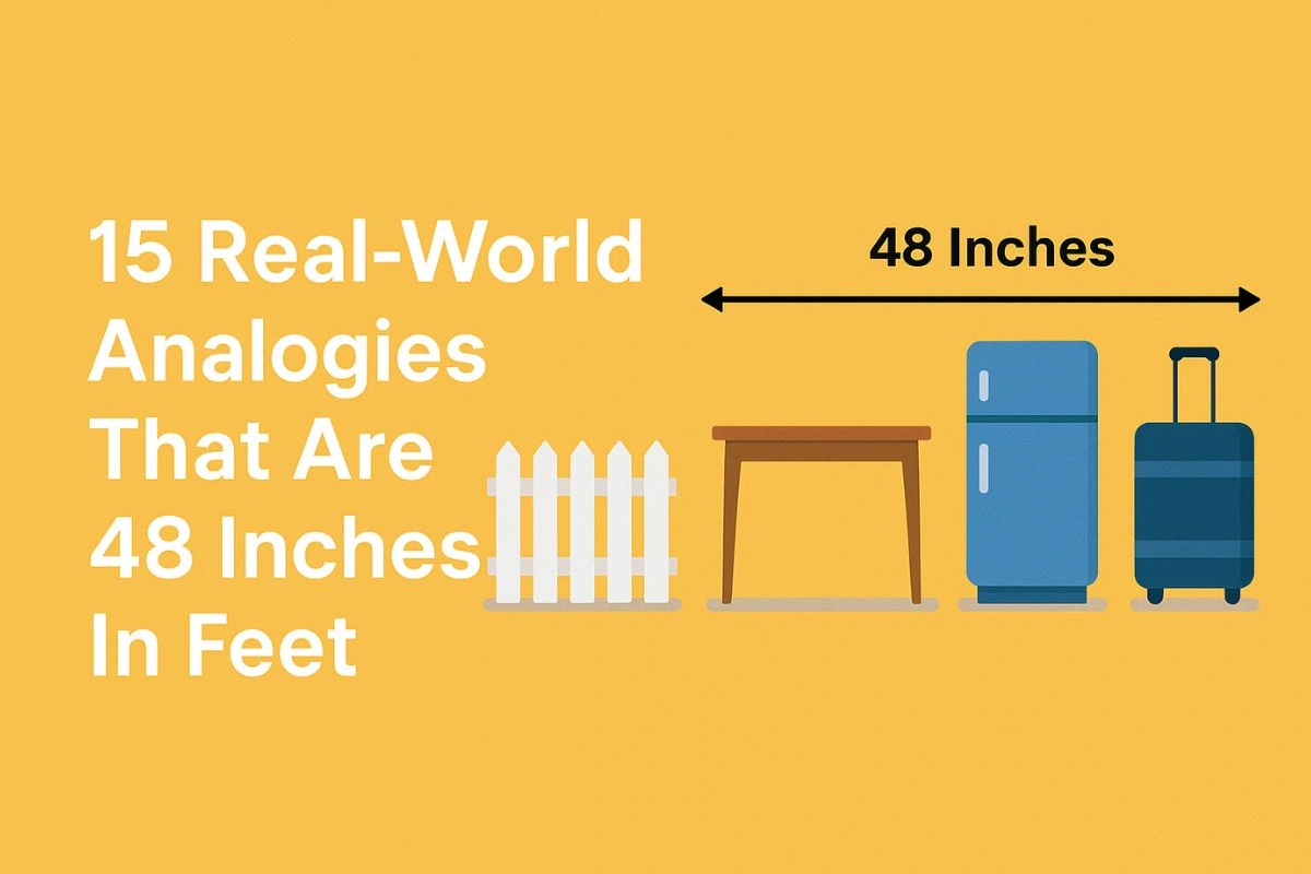 How Tall is 48 Inches in Feet? 15 Real-World Analogies - Scale Analogy